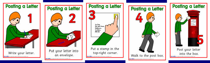 Posting a letter posters (SB2909) - SparkleBox