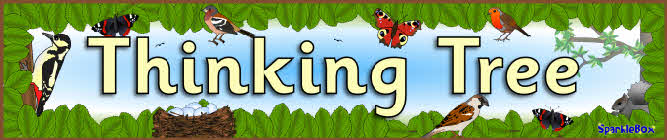 Thinking Tree display banner (SB2921) - SparkleBox