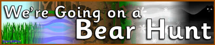Bear Hunt display banners (SB2943) - SparkleBox