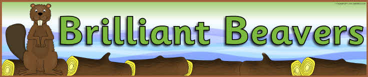 Brilliant Beavers display banner (SB2948) - SparkleBox