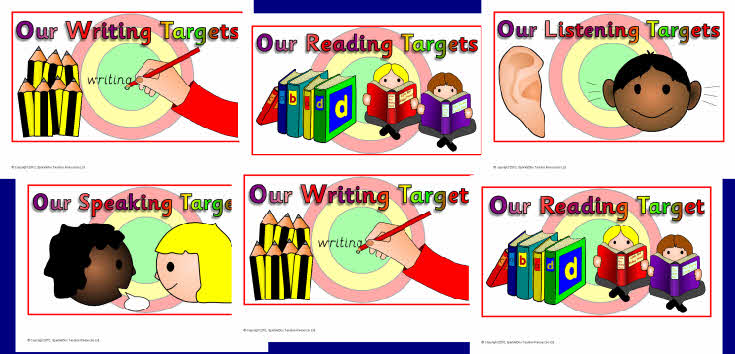 Literacy target board headers (SB3016) - SparkleBox