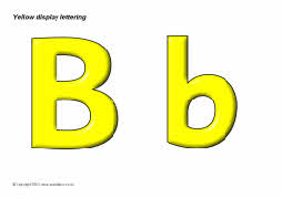 Yellow display lettering (SB3026) - SparkleBox