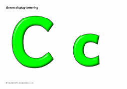Green display lettering (SB3028) - SparkleBox
