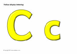 Yellow display lettering (SB3026) - SparkleBox