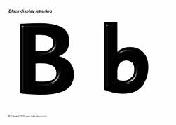 Black display lettering (SB3032) - SparkleBox