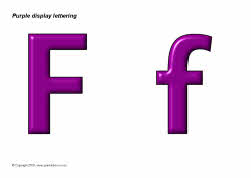 Purple display lettering (SB3031) - SparkleBox