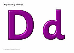 Purple display lettering (SB3031) - SparkleBox