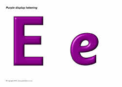 Purple display lettering (SB3031) - SparkleBox