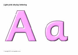 Light pink display lettering (SB3079) - SparkleBox