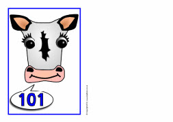 Counting in 10s from 1 farm animal flash cards (SB3086) - SparkleBox