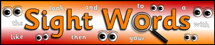 Sight Words display banner (SB3126) - SparkleBox