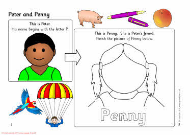 My book about capital ‘P’ (SB3150) - SparkleBox