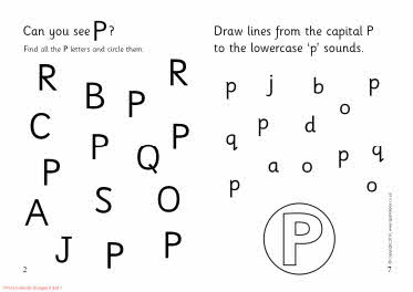 My book about capital ‘P’ (SB3150) - SparkleBox