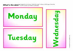 What’s the date? flash cards (SB3203) - SparkleBox