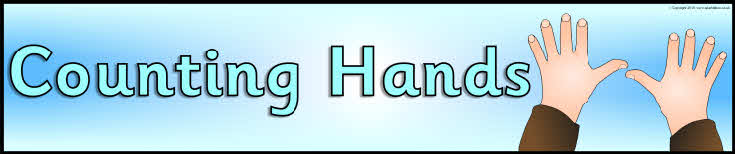 Counting Hands display banners (SB3222) - SparkleBox