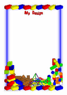 Construction area A4 page borders - colour (SB3233) - SparkleBox