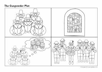 Gunpowder Plot sequencing sheets (SB3252) - SparkleBox