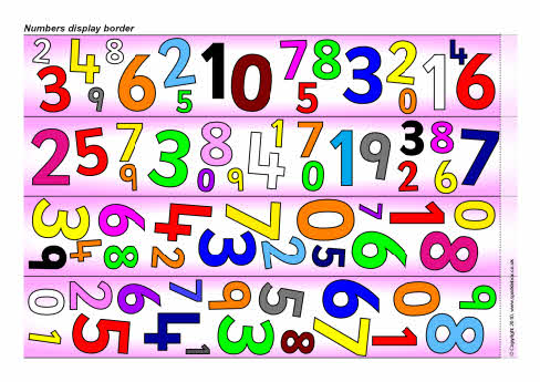 Numbers display border (SB3275) - SparkleBox