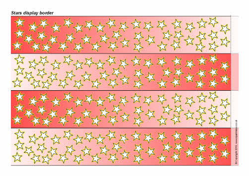 Stars display border (SB3304) - SparkleBox