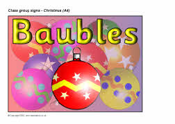 Christmas-themed group signs - A4 (SB3359) - SparkleBox