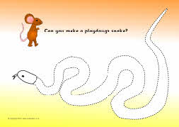 Playdough mats suitable for use with The Gruffalo (SB3389) - SparkleBox