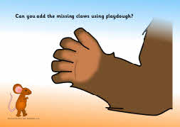 Playdough mats suitable for use with The Gruffalo (SB3389) - SparkleBox