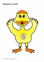 Alphabet on ducks (SB3488) - SparkleBox