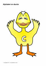 Alphabet on ducks (SB3488) - SparkleBox
