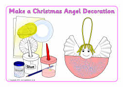 Make a Christmas Angel Decoration visual aids (SB3484) - SparkleBox