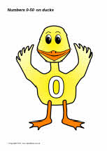 Numbers 0-50 on ducks (SB3487) - SparkleBox