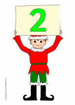 Numbers 0-50 on elves (SB3486) - SparkleBox