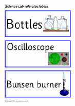 Science Lab role-play pack (SB3493) - SparkleBox