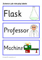 Science Lab role-play pack (SB3493) - SparkleBox