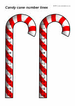 Candy cane number lines (SB3541) - SparkleBox