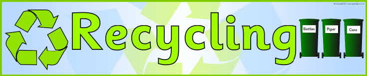 Recycling display banners (SB3658) - SparkleBox