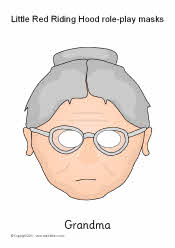 Little Red Riding Hood role-play masks (SB3690) - SparkleBox