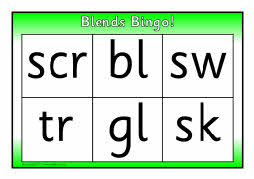 SparkleBox | Initial consonant blends bingo (SB3740)