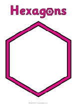 2D shapes A4 page templates (SB3879) - SparkleBox