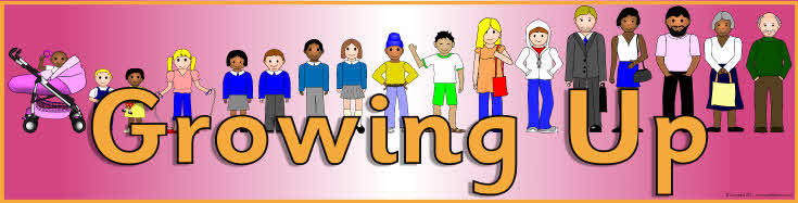 Growing Up display banner (SB3902) - SparkleBox
