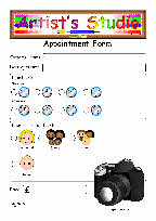 Artist’s Studio/Art Gallery role-play pack (SB3912) - SparkleBox