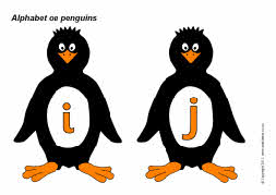 Alphabet on penguins (SB3917) - SparkleBox