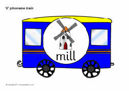 Phonics train: ll (SB3929) - SparkleBox