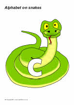 Alphabet on snakes (SB3946) - SparkleBox