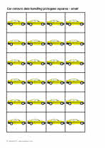 Car colour survey pictogram squares (SB3972) - SparkleBox