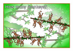 Counting monkeys posters (SB4005) - SparkleBox