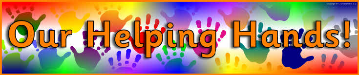 Our Helping Hands display banners (SB4020) - SparkleBox