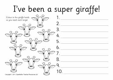 Giraffe targets (SB4022) - SparkleBox