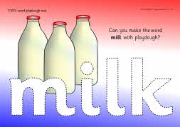 CVCC word playdough mats (SB4138) - SparkleBox