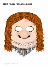 ‘Wild Thing’ role-play masks (SB4141) - SparkleBox