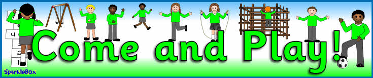 Come and Play display banner (SB4174) - SparkleBox